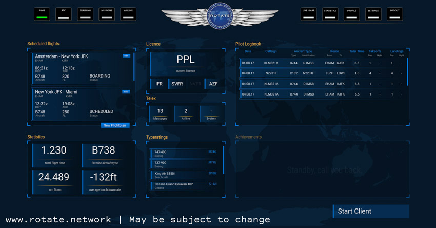 Enhanced Pilot Dashboard Functions from Rotate